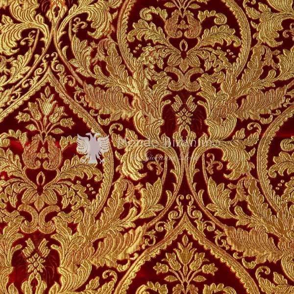 Tessuto damascato colori assortiti I 53 - Mondo Bizantino
