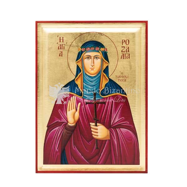 Icona Santa Rosalia vergine Palermitana - Mondo Bizantino